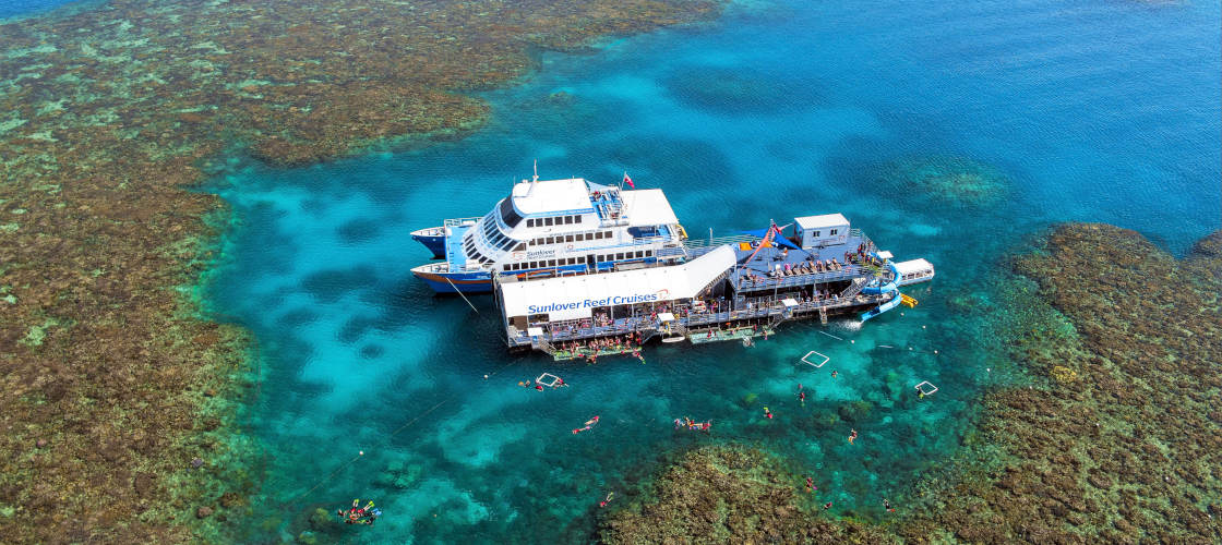 Cairns to Sunlover Reef Activity Platform Tour | Experience Oz