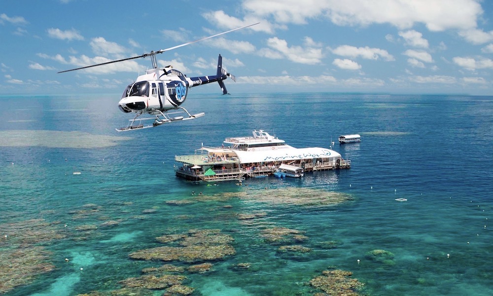 Outer Great Barrier Reef Pontoon Tour | Experience Oz