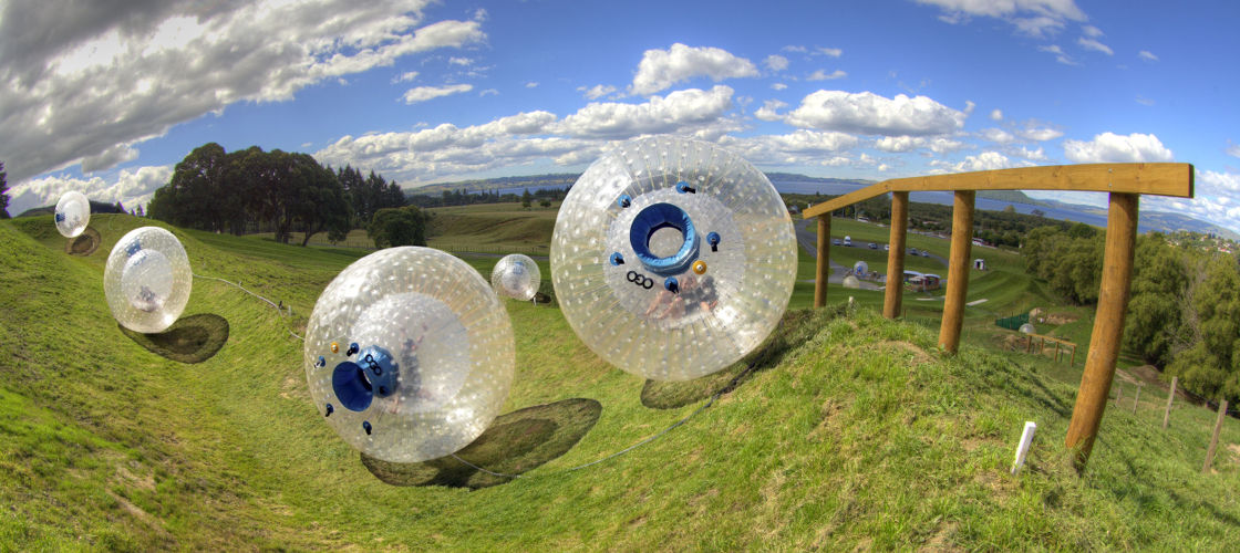 Zorb Rotorua Globe Riding - Book Online | Experience Oz