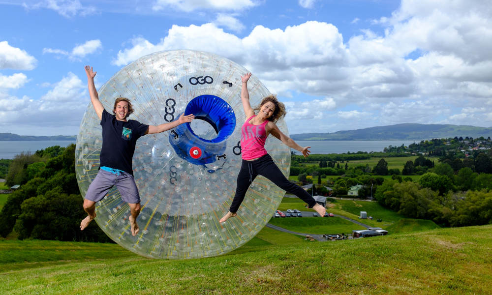 Zorb Rotorua Globe Riding - Book Online | Experience Oz